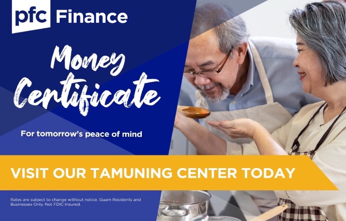 Money Certificates | Guam Certificates | PFC Finance